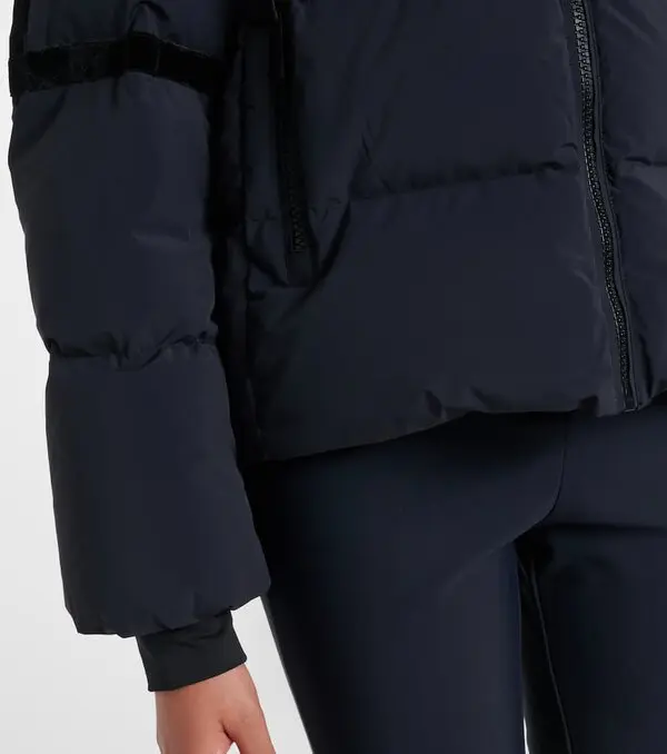 Fusalp Barsy Velvet-trimmed Down Ski Jacket - Black