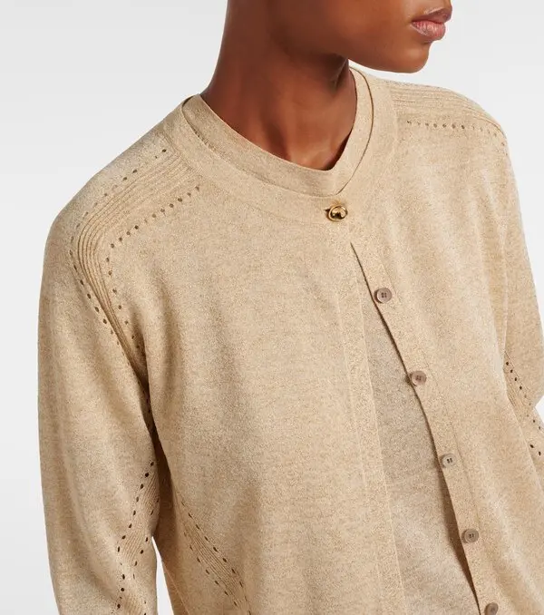 JOSEPH Tassé Lamé Cardigan