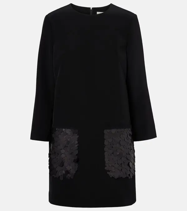 JOSEPH Bixio Sequined Mini Dress - Black