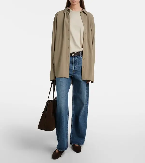 AGOLDE Low Slung Baggy Wide-leg Jeans - Blue