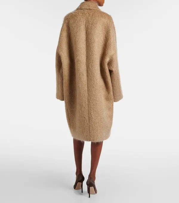 JOSEPH Alger Wool And Mohair-blend Coat - Beige