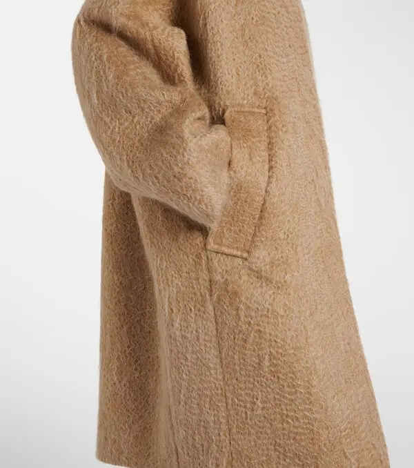 JOSEPH Alger Wool And Mohair-blend Coat - Beige