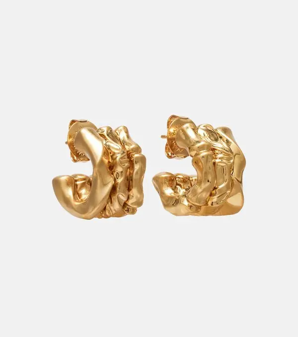 Zimmermann Wisp Mini Huggie Earrings - Gold