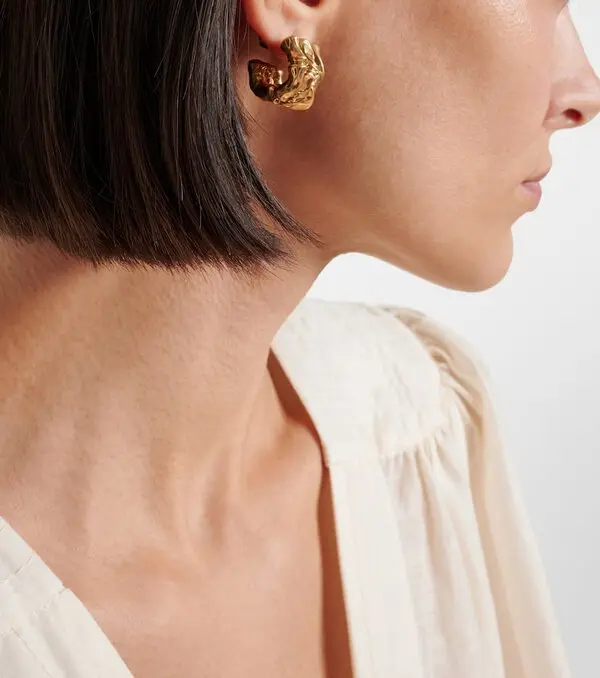Zimmermann Wisp Mini Huggie Earrings