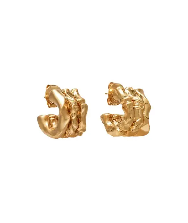 Zimmermann Wisp Mini Huggie Earrings - Gold