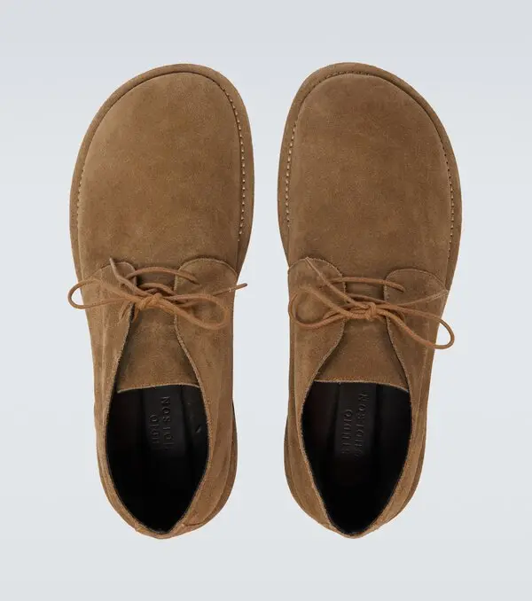 Studio Nicholson Woodrow Suede Desert Boots - Beige