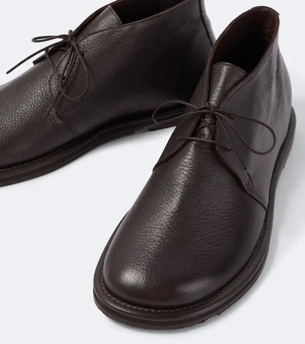 Studio Nicholson Woodrow Leather Desert Boots - Brown