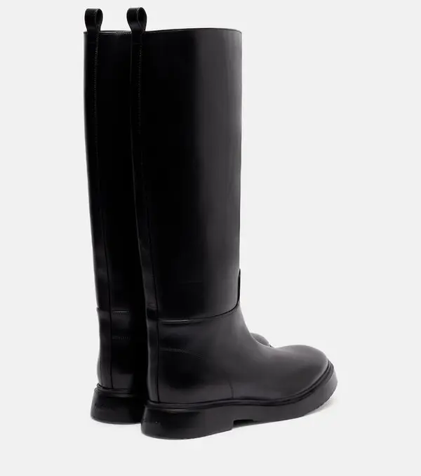 Proenza Schouler Bank Leather Knee-high Boots - Black