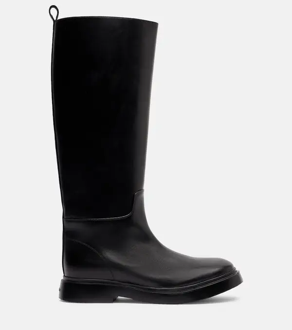 Proenza Schouler Bank Leather Knee-high Boots - Black