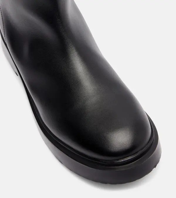 Proenza Schouler Bank Leather Knee-high Boots - Black
