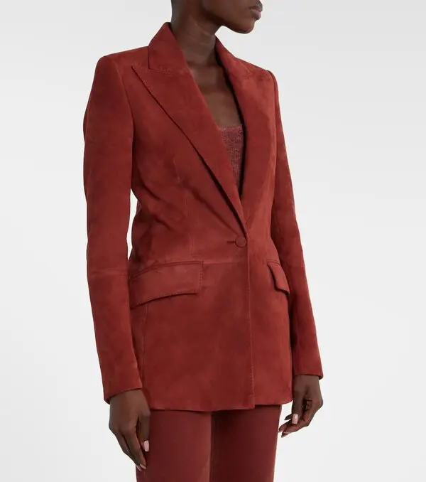 Gabriela Hearst Leiva Suede Blazer
