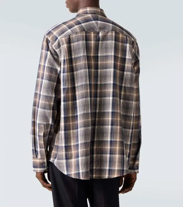 Studio Nicholson X Aaron Levine View Checked Cotton Shirt