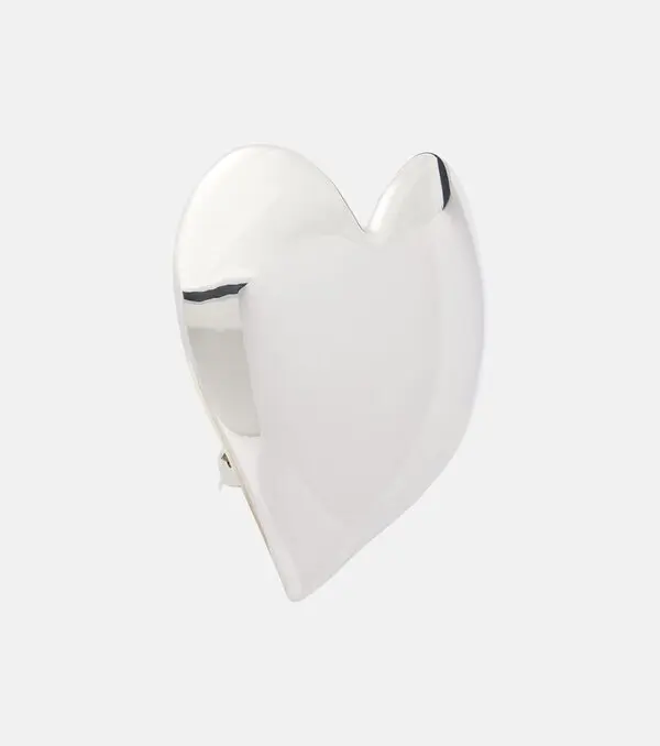 Oscar De La Renta Heart Clip-on Earrings
