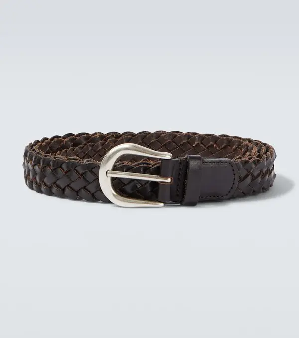 Studio Nicholson X Aaron Levine Braided Belt - Brown