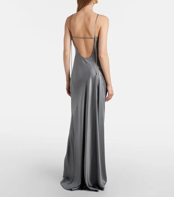 Victoria Beckham Cami Satin Gown