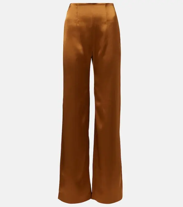 Galvan Sister Moon Wide-leg Pants - Brown