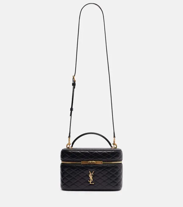 Saint Laurent Gaby Large Leather Vanity Bag