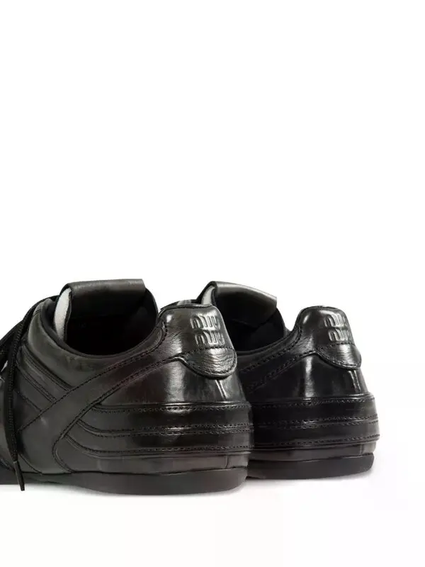 Miu Miu Lace-up Sneakers - Black