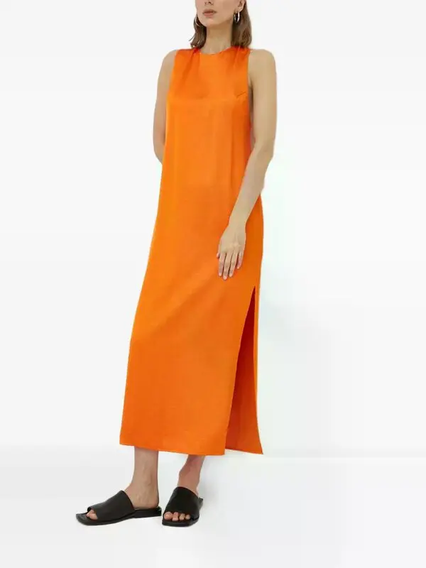SAMSOE SAMSOE Sleeveless Side-slit Midi Dress
