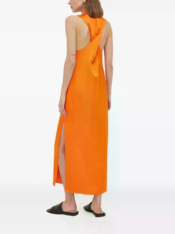 SAMSOE SAMSOE Sleeveless Side-slit Midi Dress