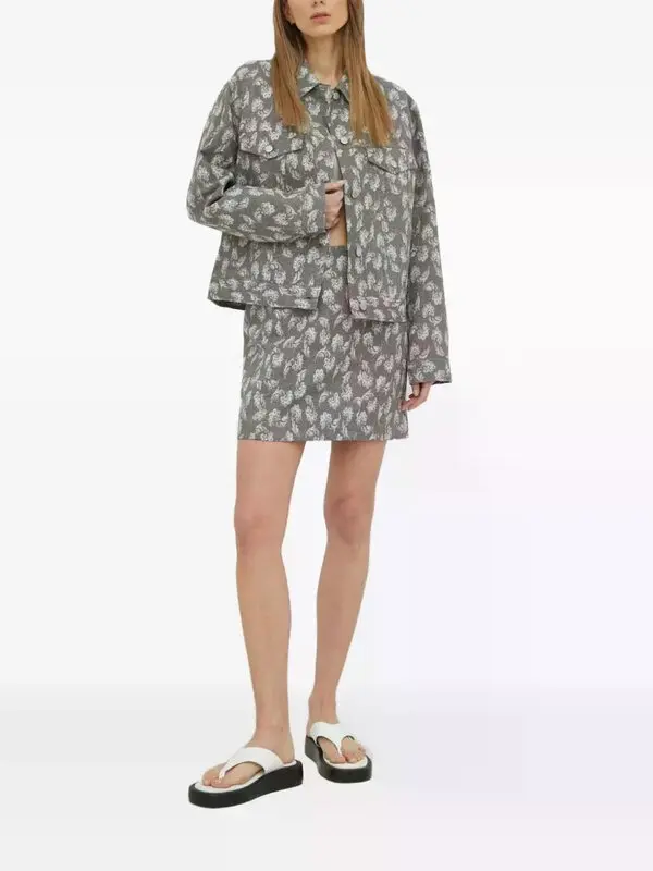 SAMSOE SAMSOE Buttoned Floral Jacket