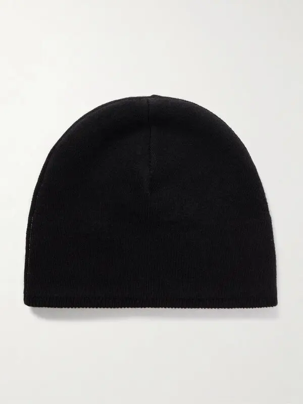 Perfect Moment Intarsia Wool-blend Beanie - Black
