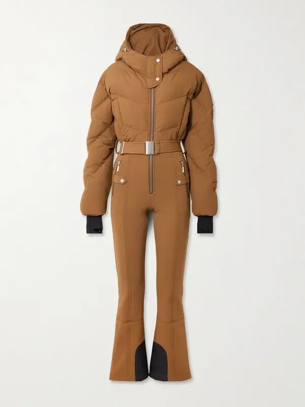 Cordova Ajax Hooded Belted Quilted Ski Suit