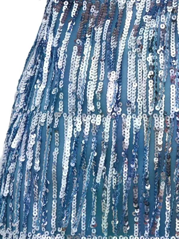 SAMSOE SAMSOE Sequin Fringed Mini Dress