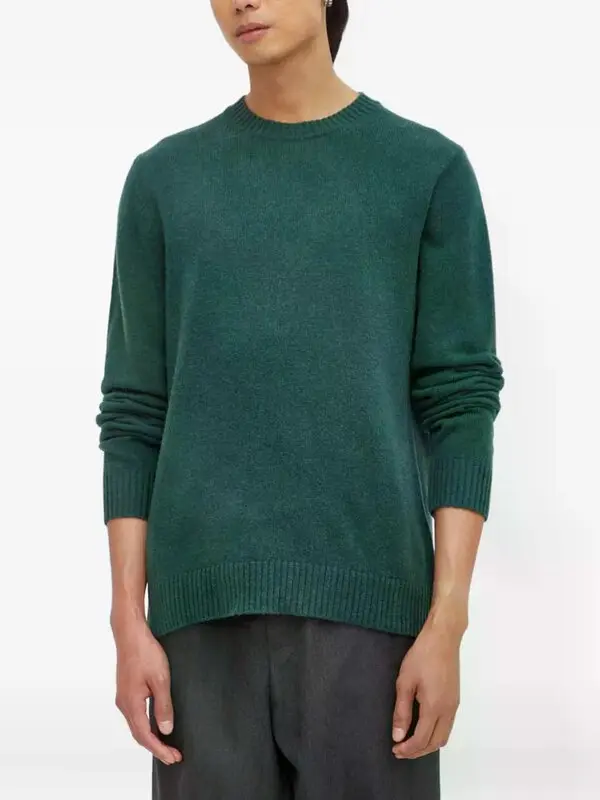 SAMSOE SAMSOE Ribbed Crew-neck Sweater