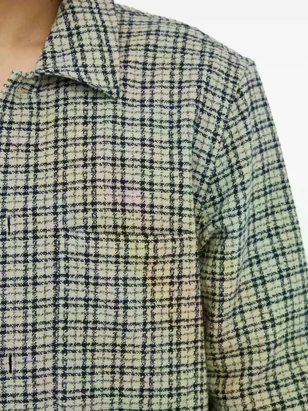SAMSOE SAMSOE Checked Button Shirt