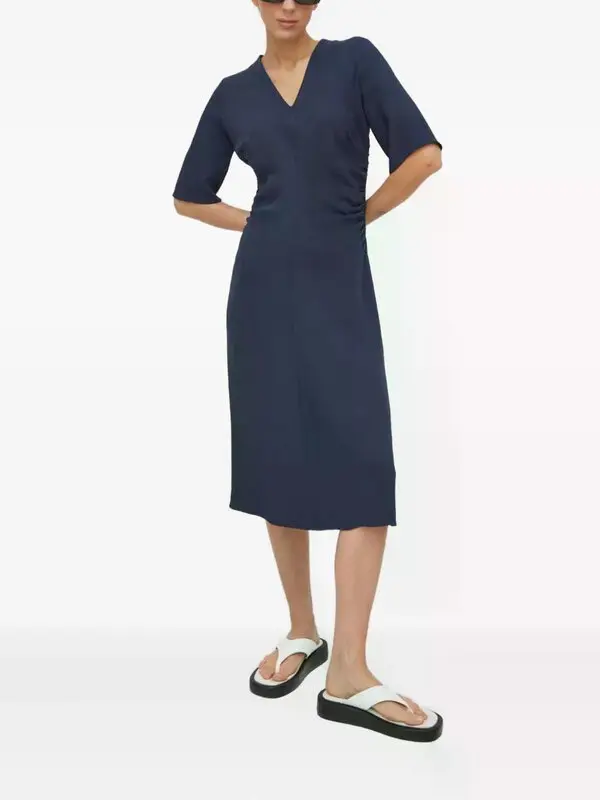 SAMSOE SAMSOE Samailey V-neck Midi Dress