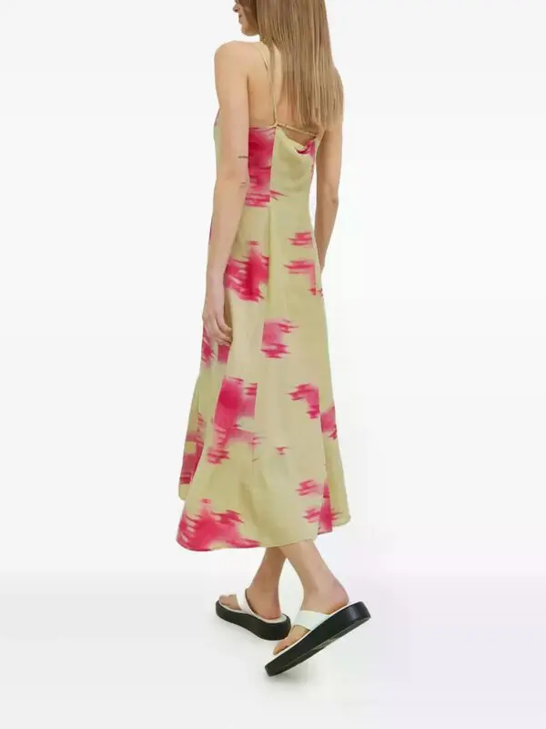 SAMSOE SAMSOE Printed Midi Dress