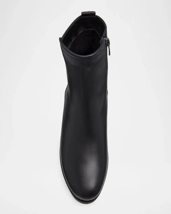 La Canadienne Teagan Waterproof Leather Ankle Boots - Black