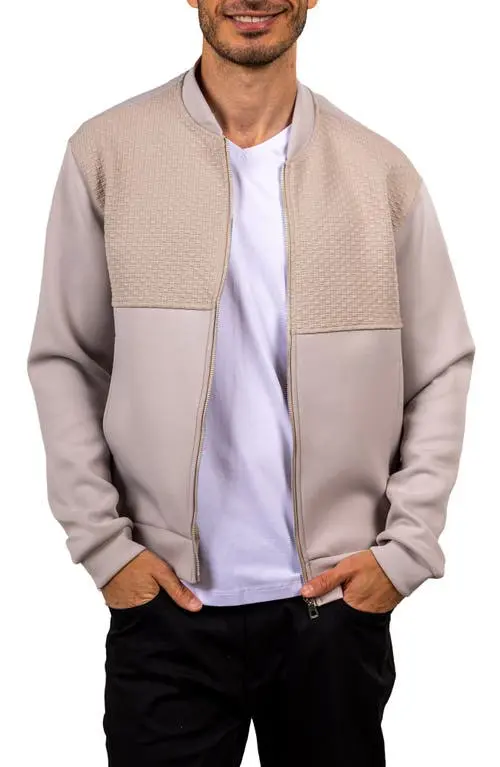 MACEOO Ascension 047 Mixed Media Bomber Jacket