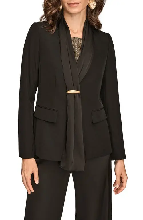 Donna Karan New York Mixed Media Jacket