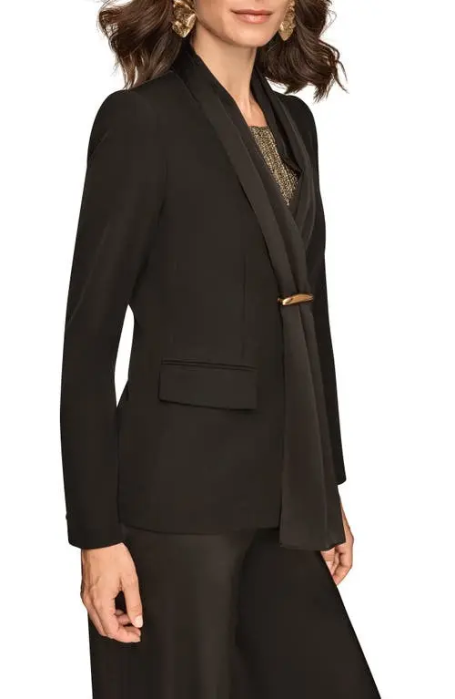 Donna Karan New York Mixed Media Jacket
