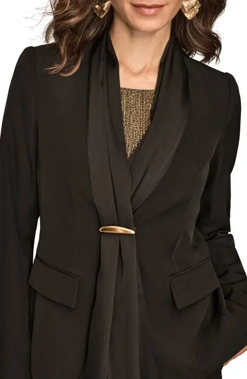 Donna Karan New York Mixed Media Jacket
