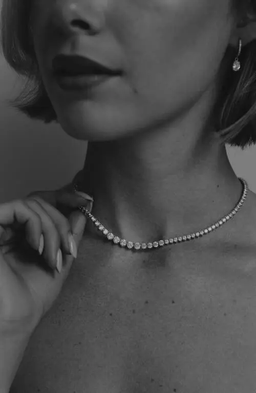 UNTAMED PETALS High Society Tennis Necklace