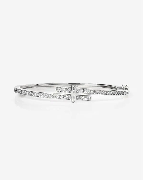 Ring Concierge Round Diamond Wrap Bangle - One-color