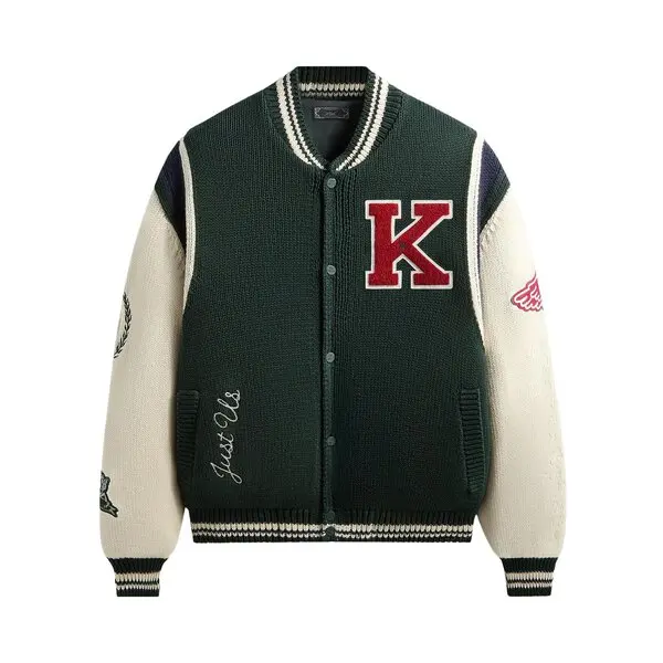 Kith For Avirex Porter Varsity Knit Bomber Jacket