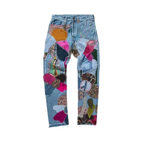Kapital 14oz Denim Crazy El Paso 5p Monkey Cisco - Blue