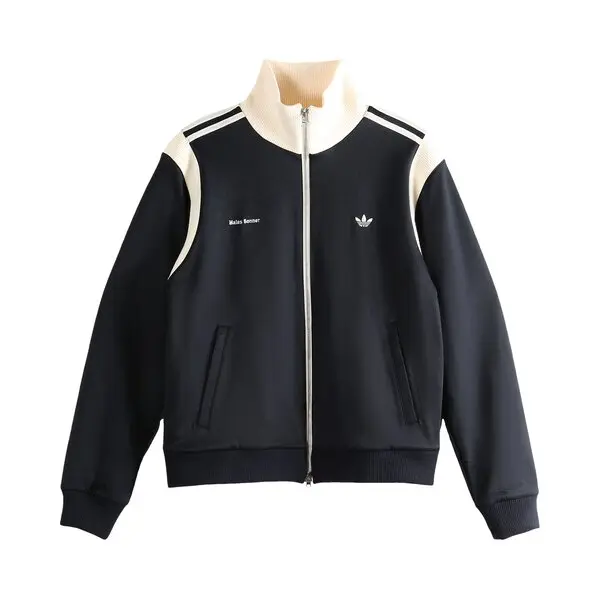 Adidas X Wales Bonner Twill Zip Up Sweatshirt