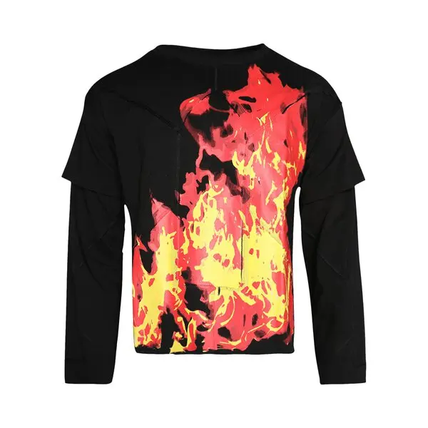 WHO DECIDES WAR BY EV BRAVADO Flame Long-sleeve