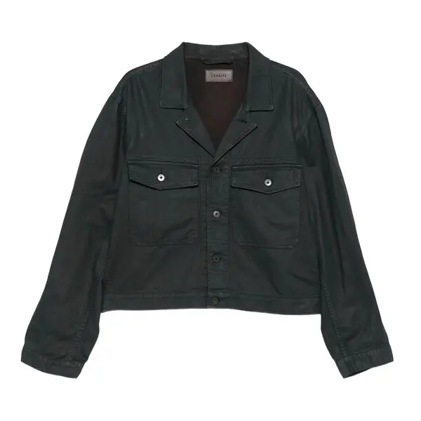 Lemaire Trucker Jacket - Black | Editorialist