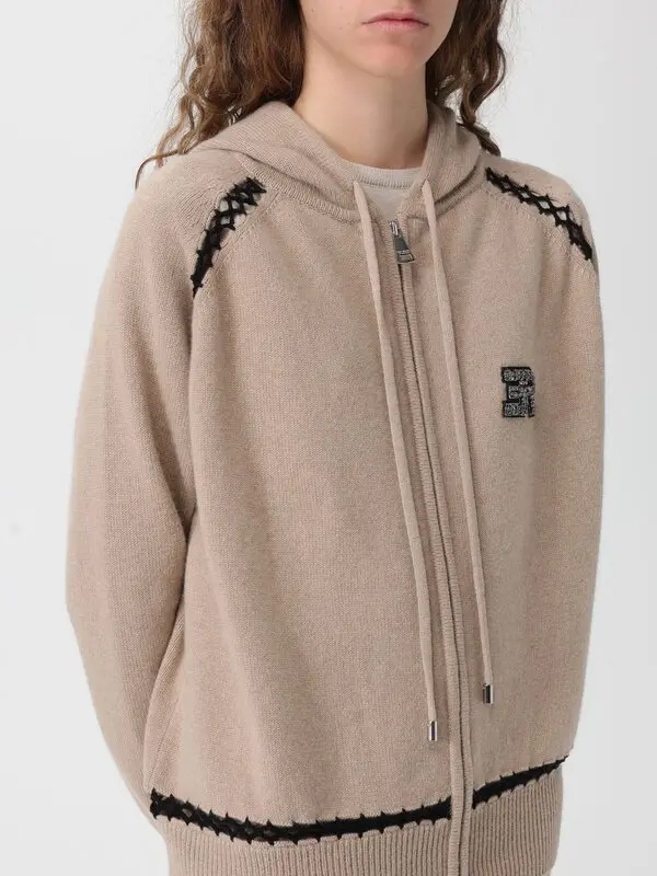 ERMANNO FIRENZE Hooded Full Zip Cardigan