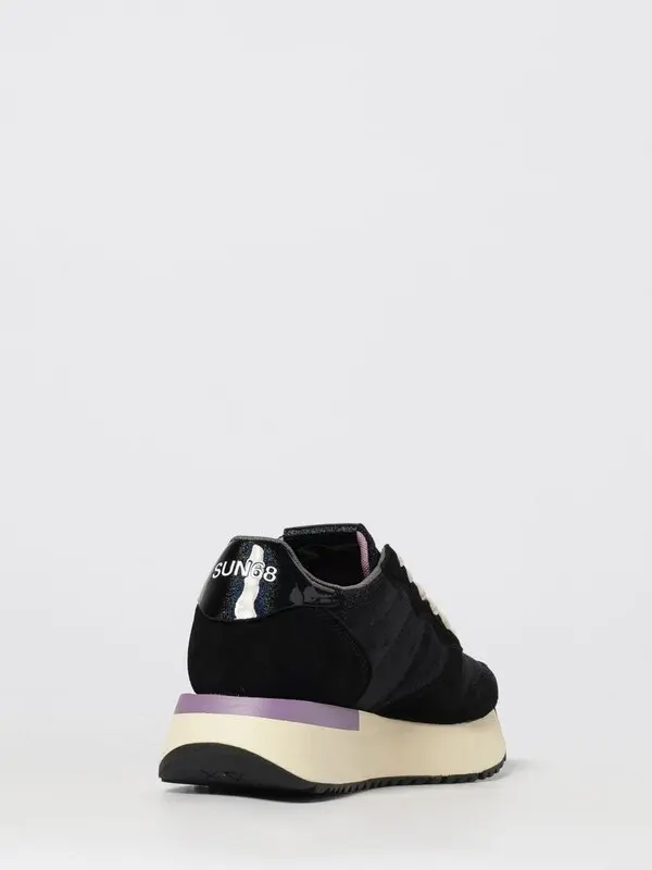 SUN 68 Low Top Sneakers - Black