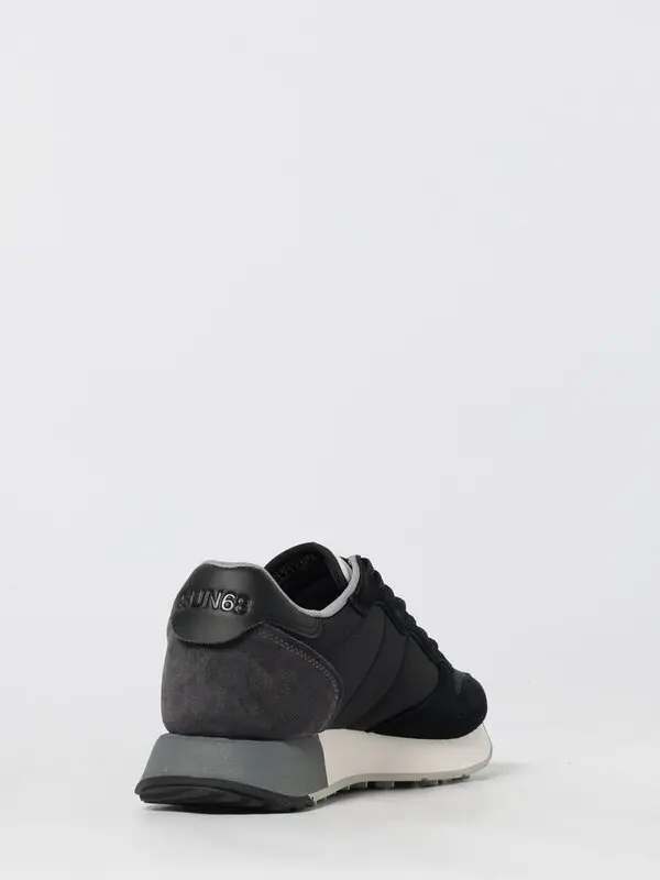 SUN 68 Lace-up Sneakers - Black