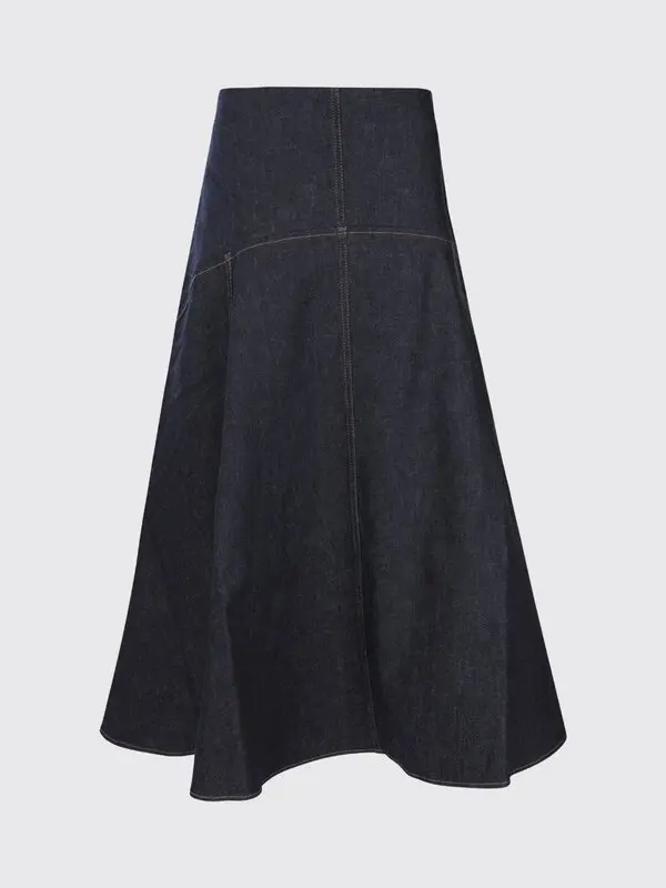 Jacquemus Denim Midi Skirt