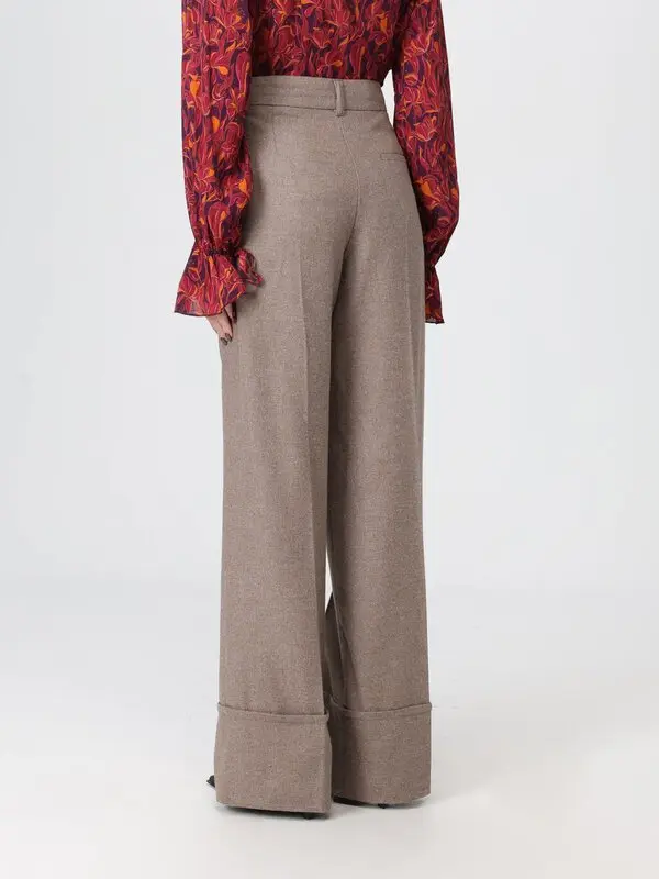 Malìparmi Wide Leg Trousers - Dove Grey