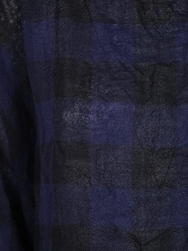 DANIELA GREGIS Checkered Top - Blue